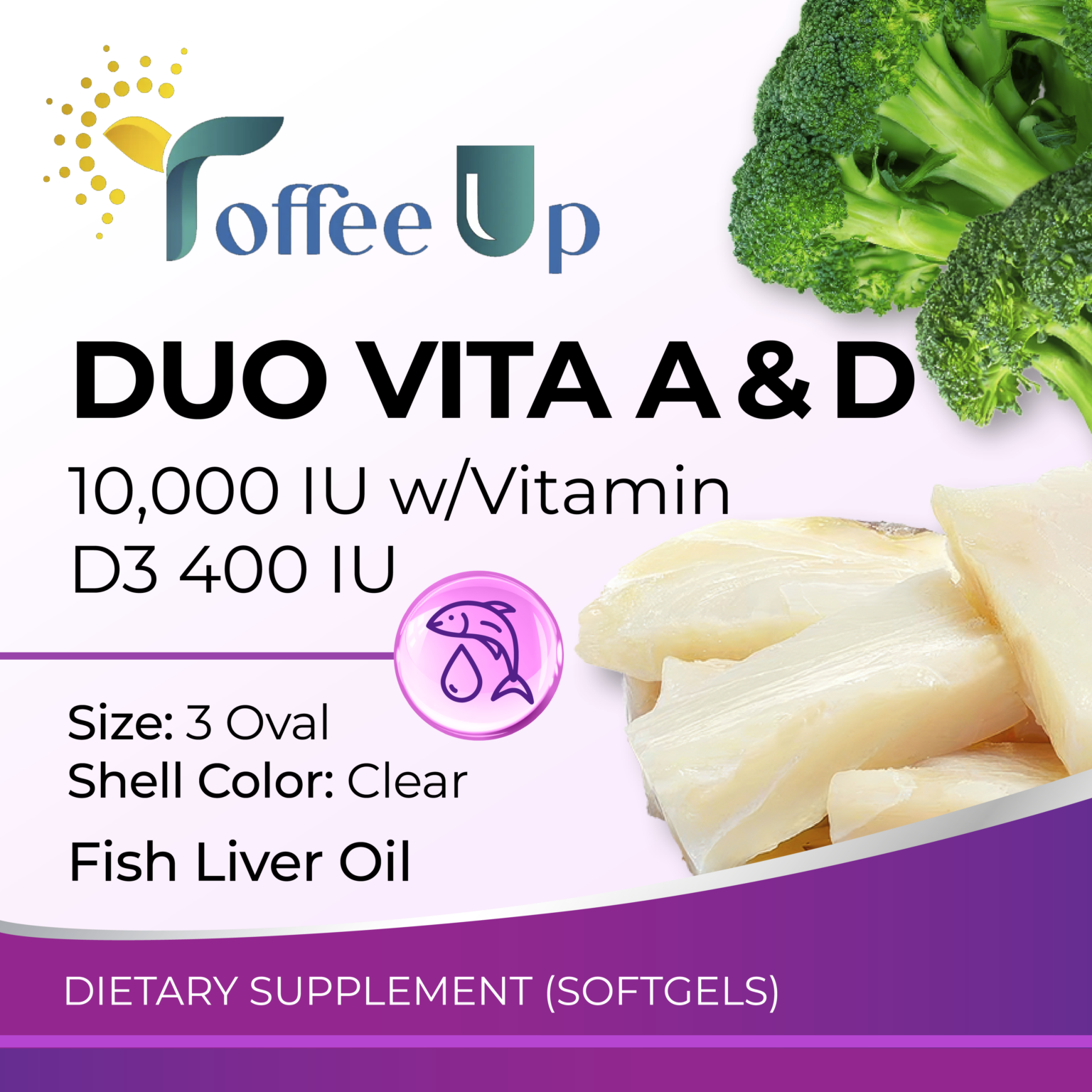 DUO VITA A & D 10,000 IU w/Vitamin D3 400 IU - Dietary Supplement ...