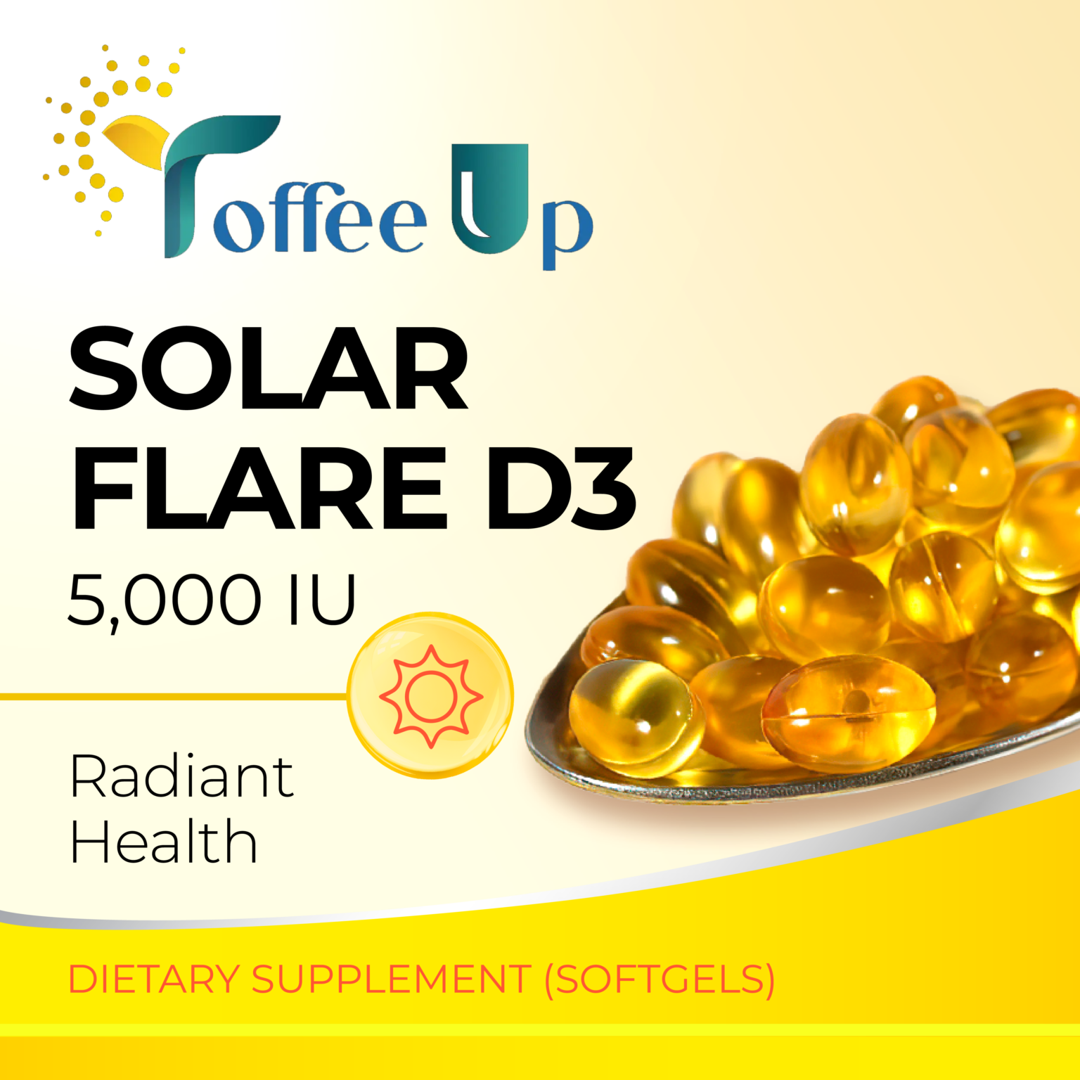 SOLAR FLARE D3 5,000 IU - Dietary Supplement Manufacturer - Private ...