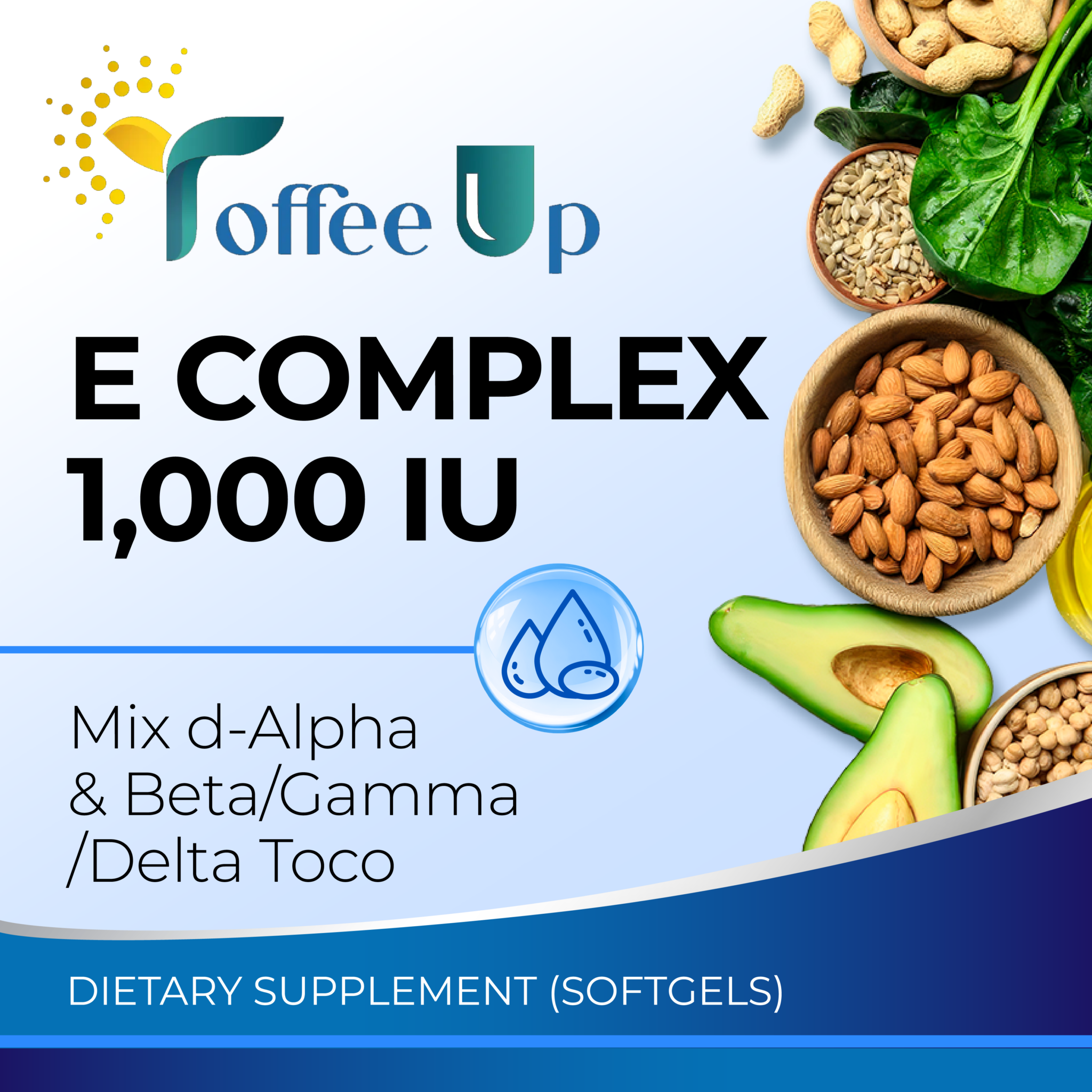 E COMPLEX 1,000 IU Mix d-Alpha & Beta/Gamma /Delta Toco - Dietary ...