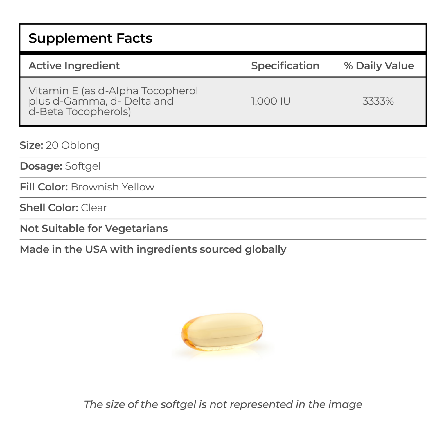 E COMPLEX 1,000 IU Mix d-Alpha & Beta/Gamma /Delta Toco - Dietary ...