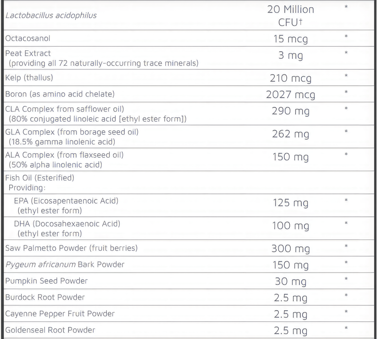 EPIC MAN DAILY PACK - PEAK PERFORMANCE FOR MEN - Dietary Supplement ...