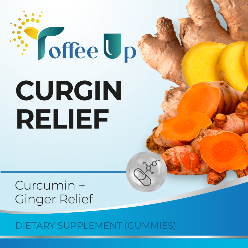 CURGIN RELIEF CURCUMIN + GINGER - Toffee Up