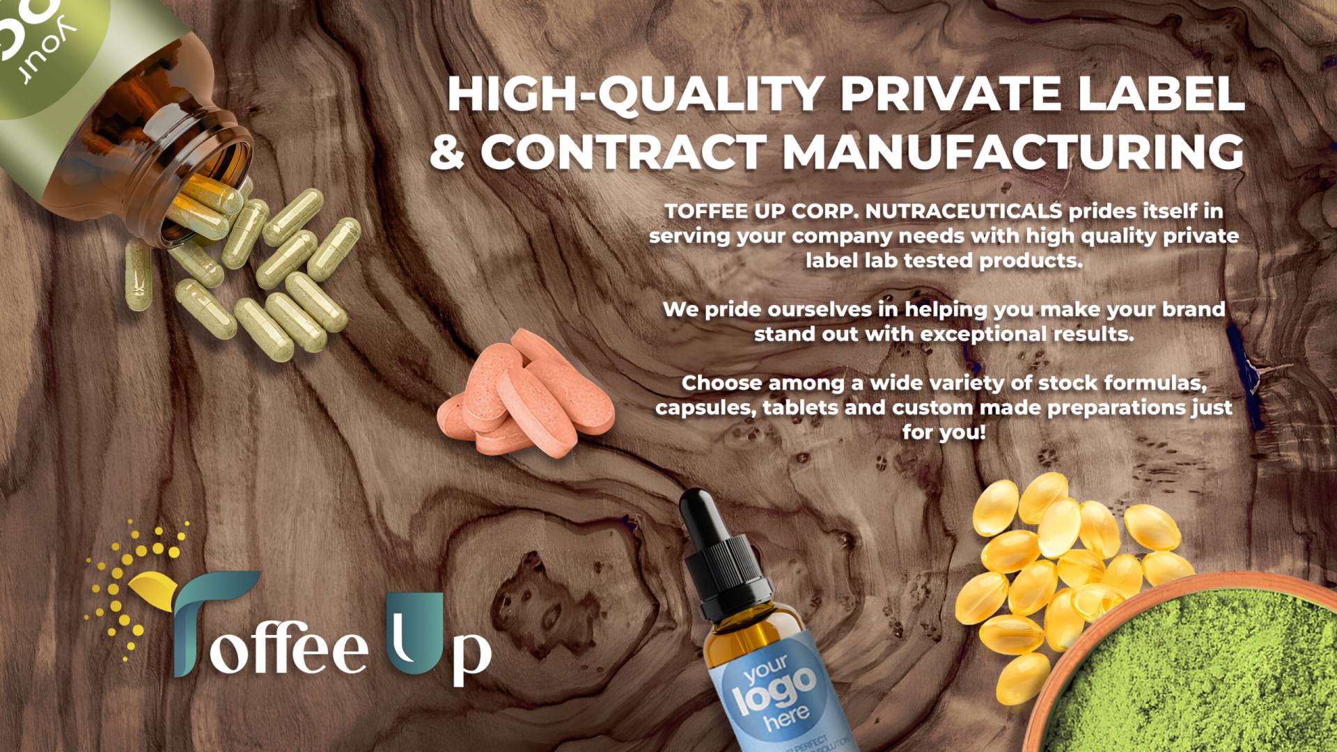 Toffee Up - Toffee Up Nutraceuticals - Private Labeling and Contract ...